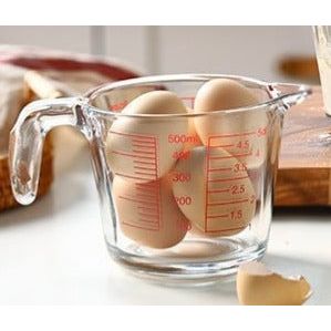 Clear Glass Measuring Cup - 500ml – Morganhomes